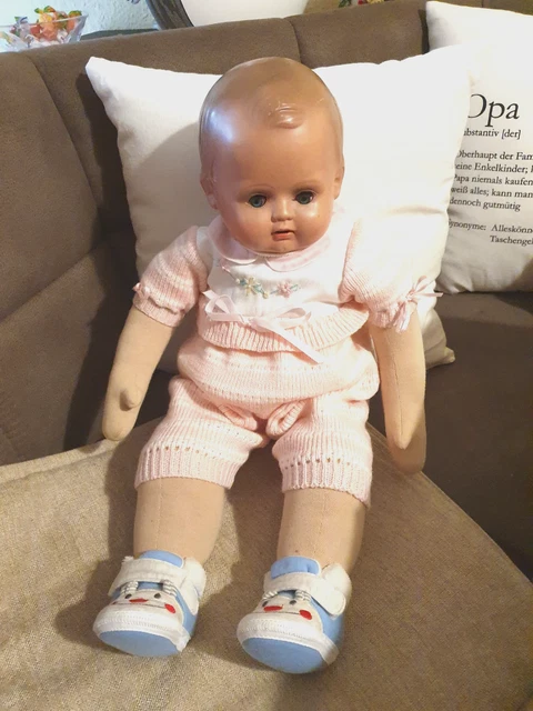 ANTIKE ALTE BABY-PUPPE von Wernicke Gr.50cm sehr Guter Zustand. EUR 70 ...