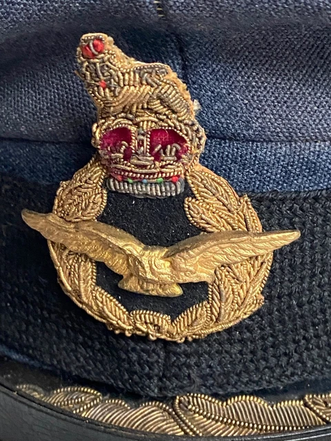 POST WW2 CAP 1950s Air Commodore Cave OBE RAF Air Rank officer’s cap £ ...