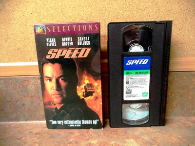 SPEED (VHS 1994) Keanu Reeves, Dennis Hopper, Sandra Bullock, Jeff Daniels $15.37 - PicClick AU