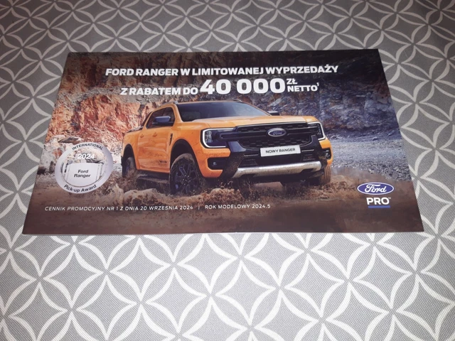 2024 2025 FORD RANGER Brochure Prospekt Catalog 09 / 2024 28 pages RARE ...