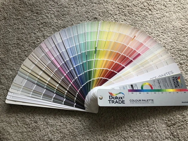 NEW DULUX TRADE colour palette professional use fan chart £95.00 ...