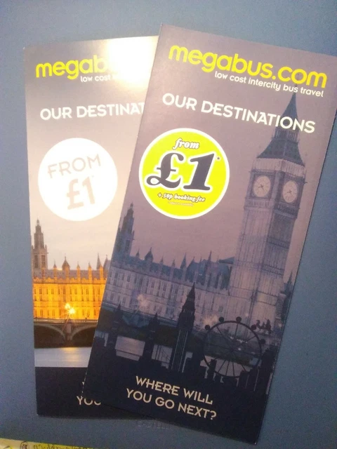 BUS LEAFLET MEGABUS Our Destinations Liverpool Newquay Glasgow ...