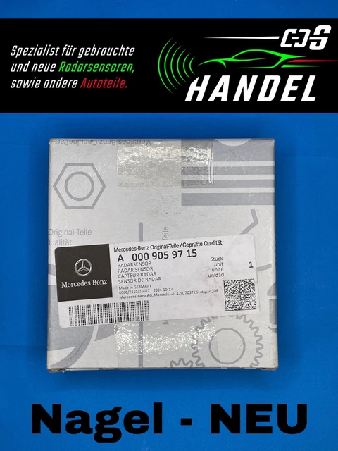 RADARSENSOR ACC SENSOR Distronic Steuergerät Mercedes A0009059715 S222 ...