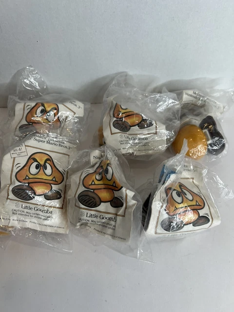 MCDONALDS NINTENDO SUPER Mario Bros 3 Little Goomba new Happy Meal Toy ...