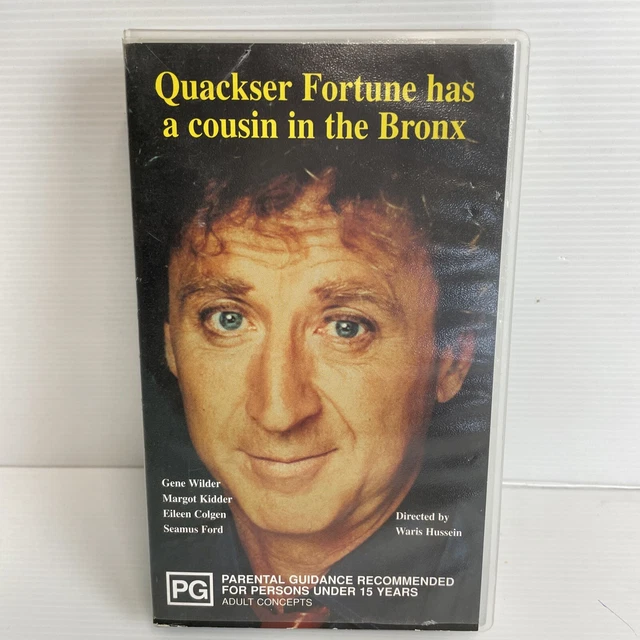 QUACKSER FORTUNE HAS a Cousin The Bronx VHS VIDEO TAPE Gene Wilder ...