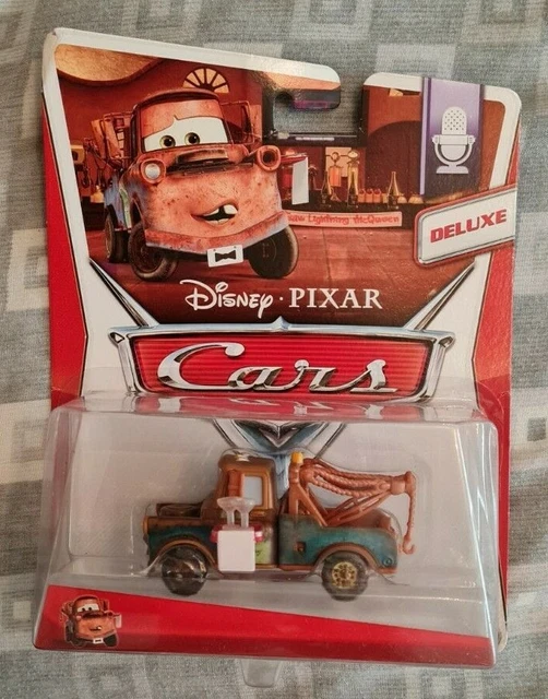 DISNEY PIXAR CARS Waiter Mater Wheel Well Motel Deluxe Mattel BNIB £13. ...