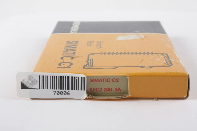 SIEMENS SIMATIC C2 Single Block 6EC2 200-3A Unused #70006 £128.28 ...