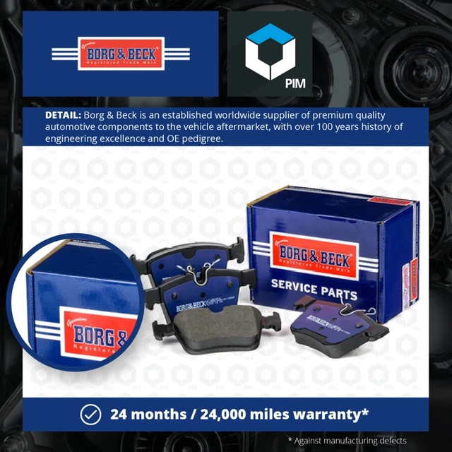 BRAKE PADS SET fits JAGUAR E-PACE X540 Rear 1.5 2.0 2.0D 2017 on B&B ...