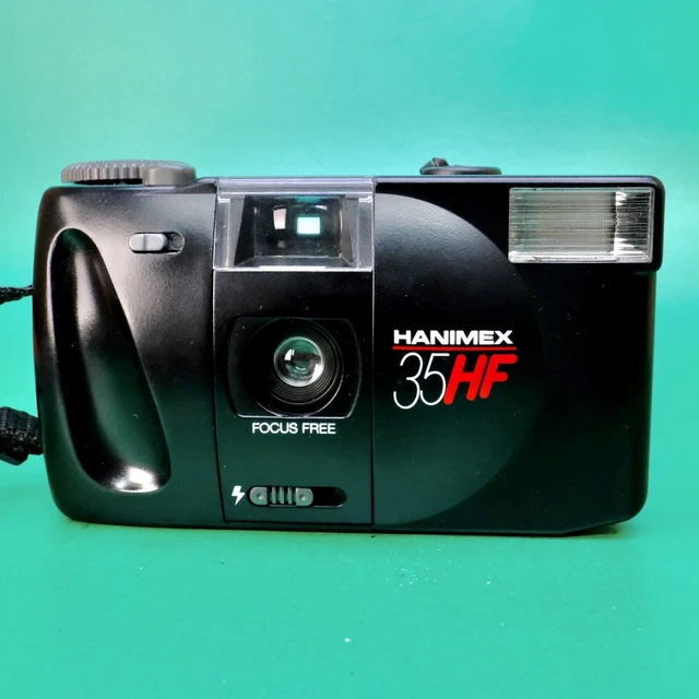 HANIMEX 35 HF 35mm Film Point and Shoot Camera Black Tested & Manual ...