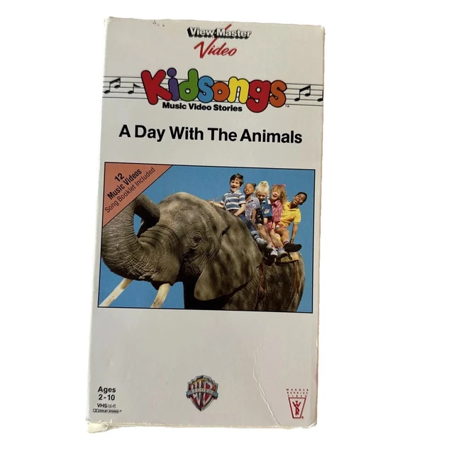 KIDSONGS A DAY With The Animals 1985 VHS Tape Kids Music Video Vintage ...