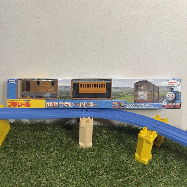TOMY PLARAIL TRACKMASTER Toby Thomas The Tank Engine Used BOXED £24.58 ...