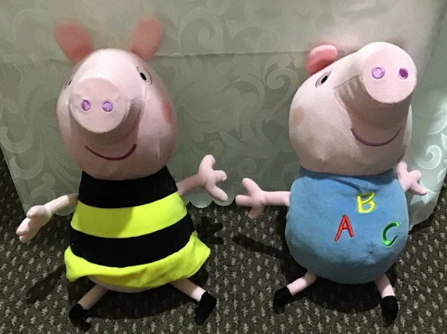 PEPPA PIG Bumble Bee And ABC Peppa Pig Plush Toys Vgc (ABC Talks )VGC £ ...