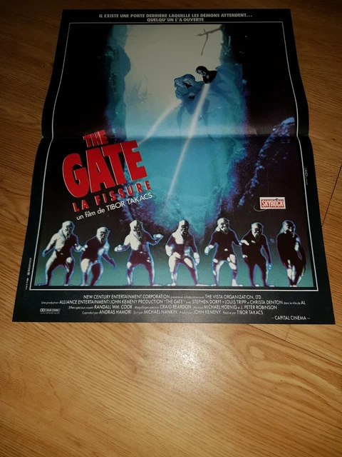 AFFICHE DE CINÉMA d'époque du film: THE GATE de 1987 (40x60cm) EUR 7,00 ...