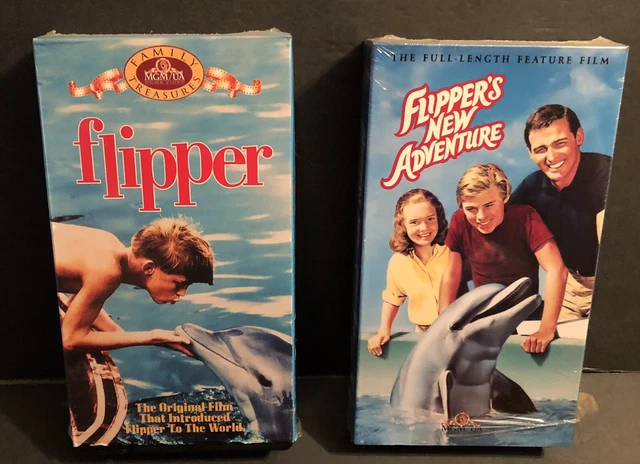 FLIPPER 1963 MOVIE Chuck Connors FLIPPER’S NEW ADVENTURE 1964 LOT - 2 ...