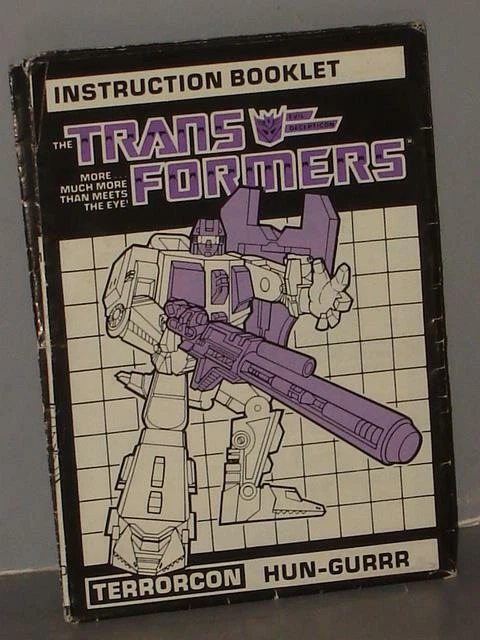 LOT MANUEL D'INSTRUCTIONS Transformateur Decepticon Terrorcon Abominus ...