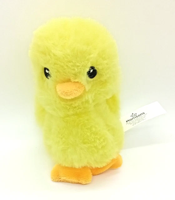 MORRISONS YELLOW DUCK Chick 6" Soft Toy Plush Comforter £12.99 ...