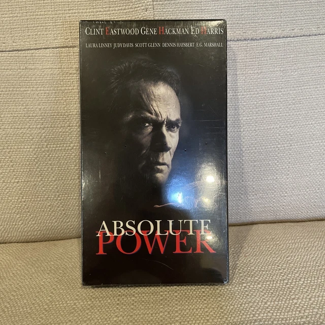 ABSOLUTE POWER (VHS, 1997) Clint Eastwood Gene Hackman Ed Harris NEW ...