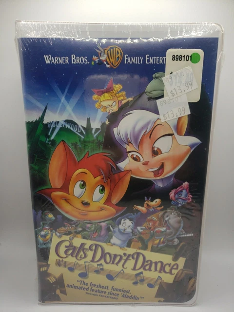 CATS DON'T DANCE VHS (Warner Brothers 1997) Clamshell Scott Bakula ...