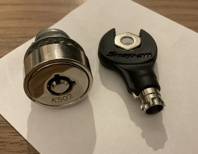 SNAP ON TOOLS Toolbox Lock And Key, Roll Cab Lock And Key, Full Lock ...