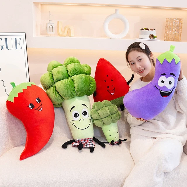 CARTOON FRUIT PLUSH Toy Watermelon Soft Stuffed Doll For Kids Bedroom ...