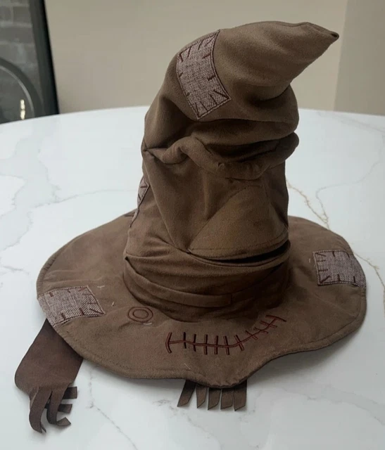 HARRY POTTER REAL Talking Sorting Hat Brown Talk Sounds Moves Toy £19. ...