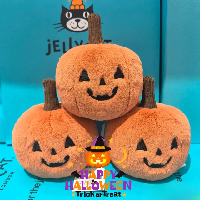 1 PCS JELLYCAT Ooky Jack O'Lantern Pumpkin Soft Plush Toy - Halloween ...