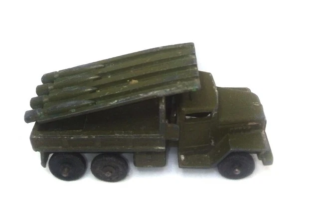 VINTAGE SOVIET ARMORED Vehicle Rocket Launcher Russian Diecast Toy ...