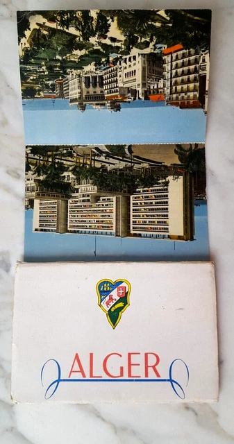 ALGIERS: ANTIQUE SOUVENIRS of ALGIERS/PLAN - GUIDE & NOTEBOOK of 10 POSTCARDS $4.38 - PicClick CA