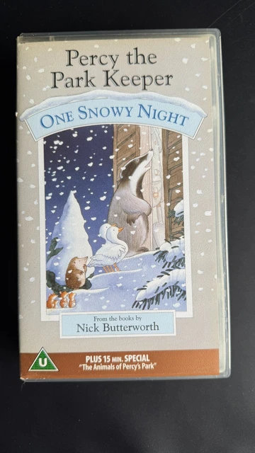 PERCY THE PARK Keeper - One Snowy Night VHS £7.55 - PicClick UK