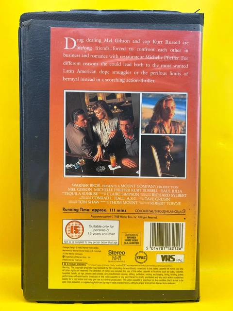 TEQUILLA SUNRISE EX-RENTAL VHS £6.52 - PicClick UK