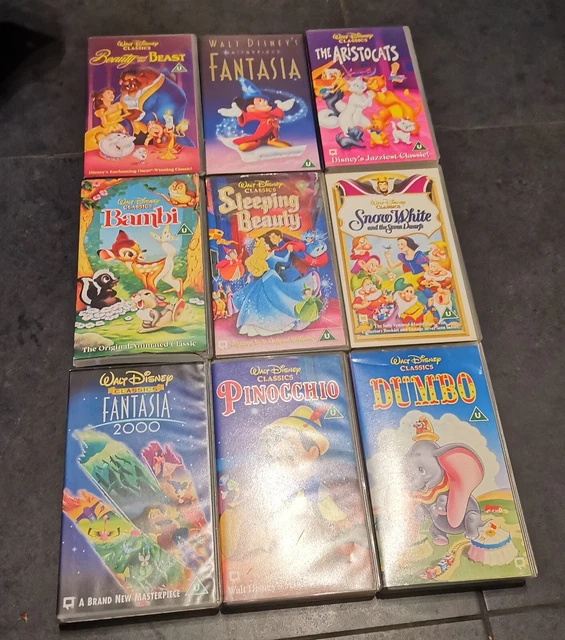 9 X VINTAGE Walt Disney VHS Animated Films EUR 22,86 - PicClick IT