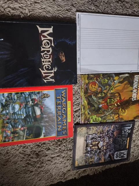GIOCHI WORKSHOP WARHAMMER Mordheim Core Rulebook Guide RPG extra EUR ...