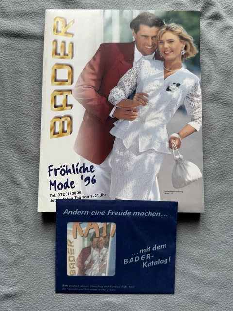 BADER FRÜHJAHR SOMMER 1996 - vintage Versandhauskatalog Katalog Mode ...