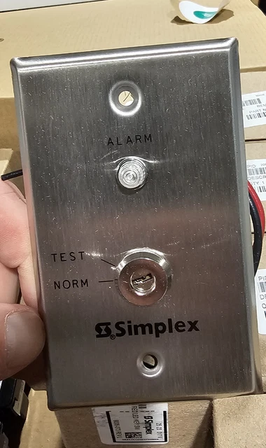 (7) SIMPLEX FIRE Alarm Indicator Test Station Key Switch 2098-9806 w ...