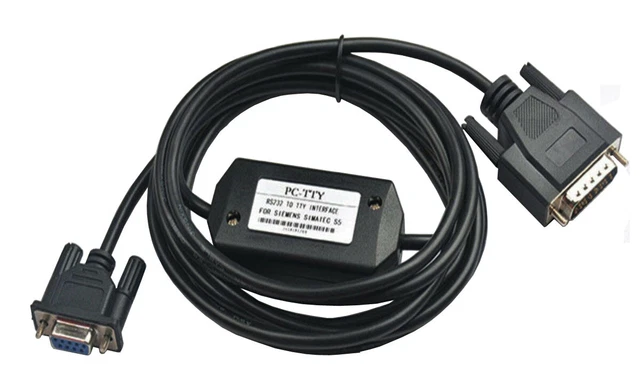 PC-TTY PLC PROGRAMMING Cable 6ES5734-1BD20 For SIMATIC S5 Series $11.49 ...