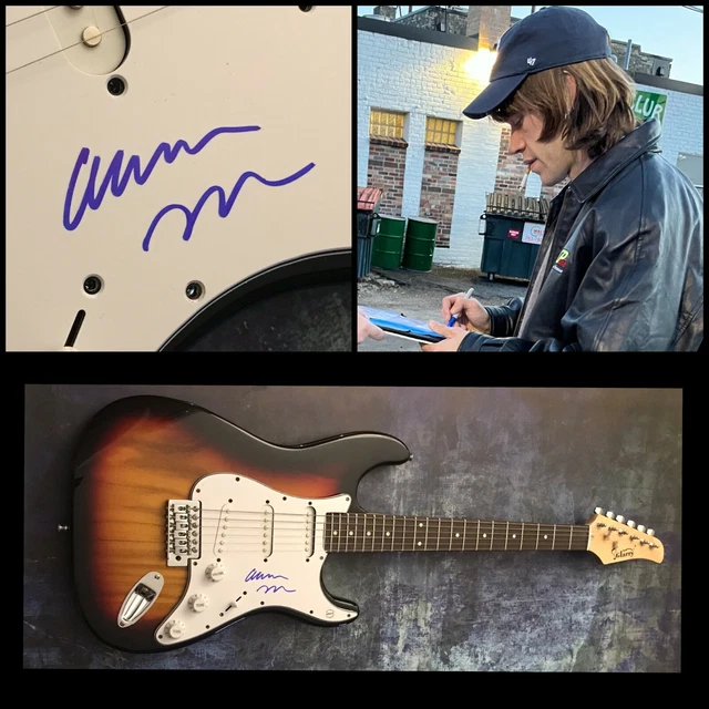 GFA PORCHES BANDE Singer & Guitariste Aaron Maine Signé Électrique ...