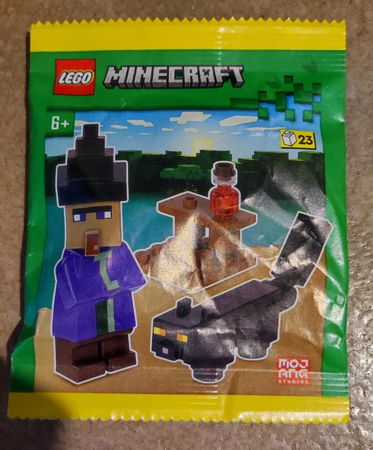 LEGO SET MINECRAFT Polybag Foil Figurine 662408 La Sorciere + Chat ...