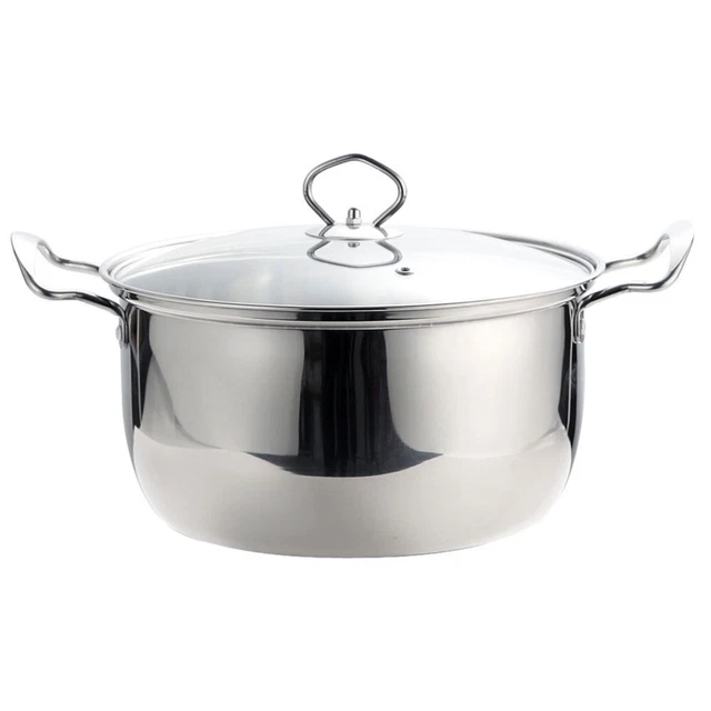 PENTOLA PER ZUPPA in acciaio inox con coperchio, pentola per latte da ...