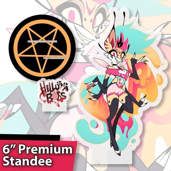 HELLUVA BOSS BEELZEBUB Queen Bee Acrylic Stand Standee Figure Hazbin ...