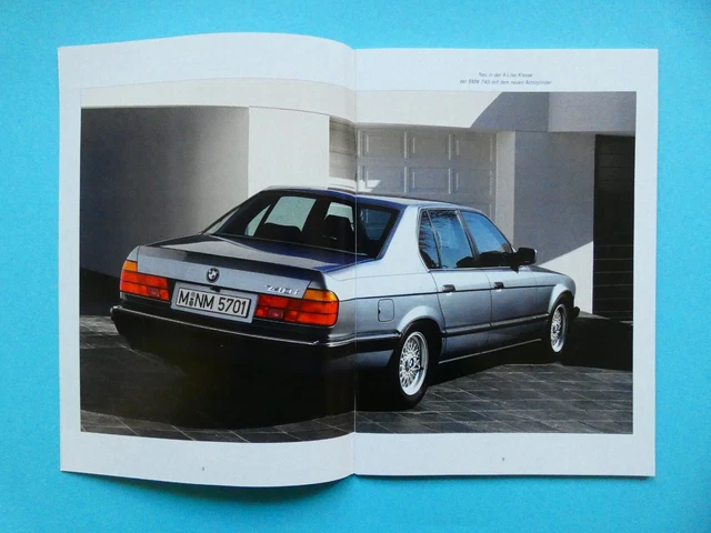 PROSPEKT / KATALOG / Brochure BMW 7er E32 730i, 740i und 750i - 1/1992 EUR 9,99 - PicClick DE