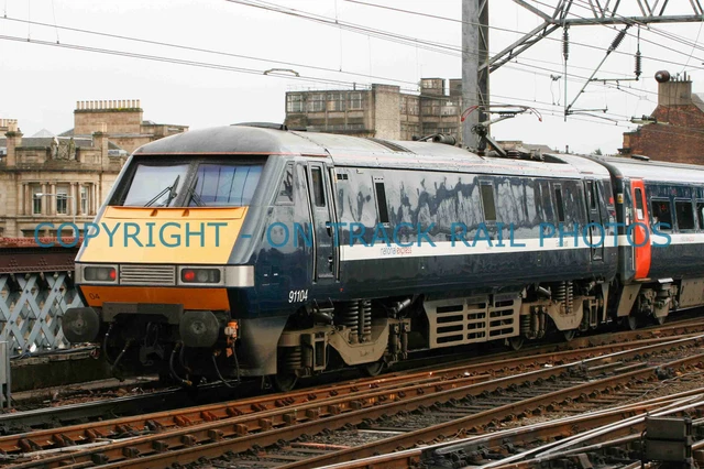 UK RAILWAY PHOTOGRAPH Of Class 91 91104. Rm91-57 £1.70 - PicClick UK