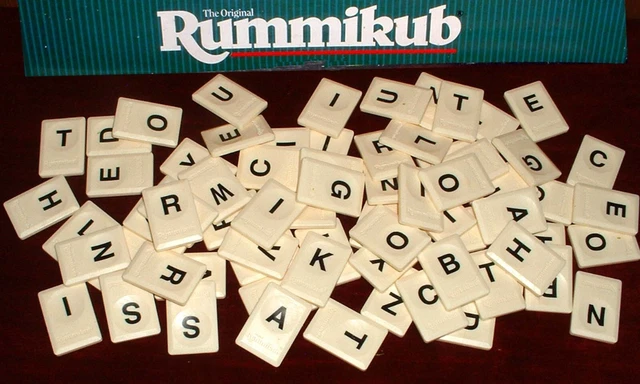 RUMMIKUB SPARE LETTER Tile Standard Size For The Word Game - Not A ...