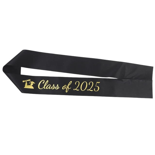 CLASS OF 2025 Graduation Sash for Celebration and Party Etiquette Belt ...