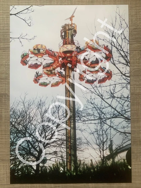 RETRO XXL FOTO Karussell IKARUS Condor Huss 1999 - Kirmes Schausteller ...