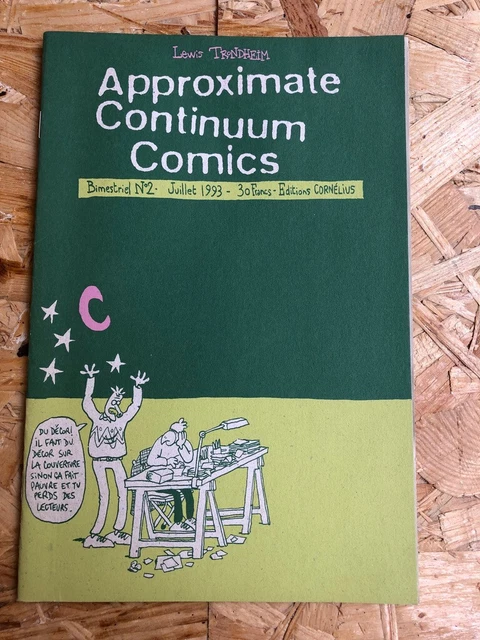 TRONDHEIM APPROXIMATE CONTINUUM Comics N°2 - Edition Originale ...