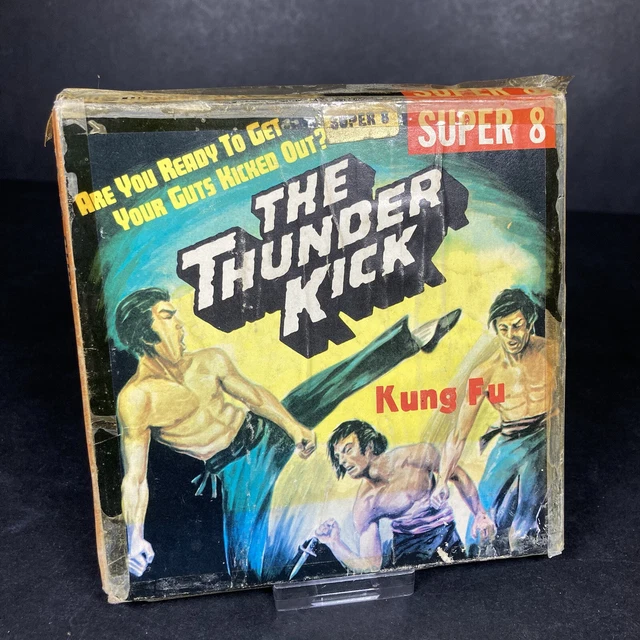 THE THUNDER KICK Super 8 8mm Film Reel Movie Cult Martial Arts Kung Fu ...