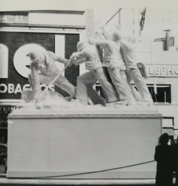 TIMES SQUARE NEW York Vintage Photo ~ VELOX Photo Paper WW2 Era £7.57 ...