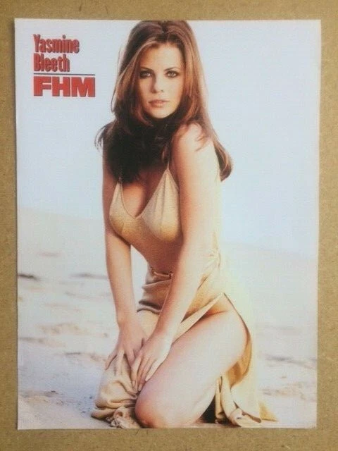 YASMINE BLEETH ORIGINAL Vintage "FHM 100 Sexiest" Poster £13.00 - PicClick UK