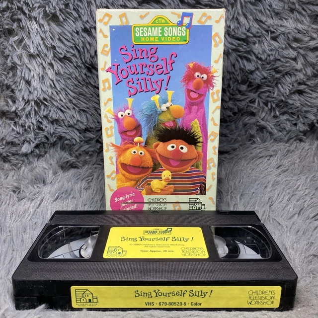 SESAME STREET SING Yourself Silly VHS Tape 1990 Home Video Movie ...