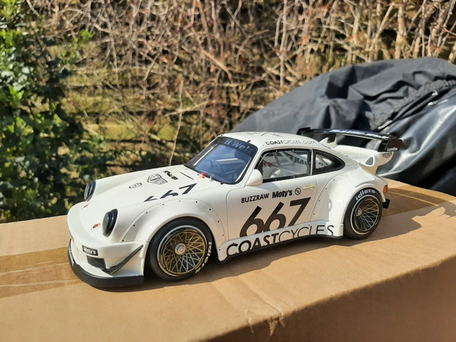 GT SPIRIT GT410 Porsche 911 964 992 RWB Coast Cycles White Rauh-Welt ...